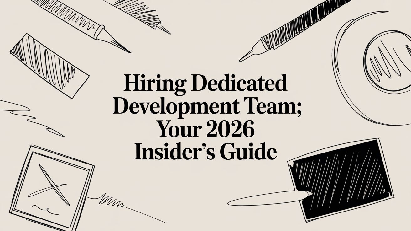 Hiring dedicated development team: Your 2026 Insider's Guide